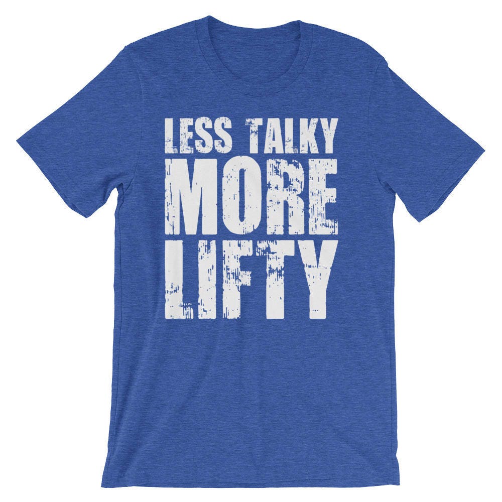 Less Talky More Lifty Gift for Bodybuilding Weightlifting | Etsy