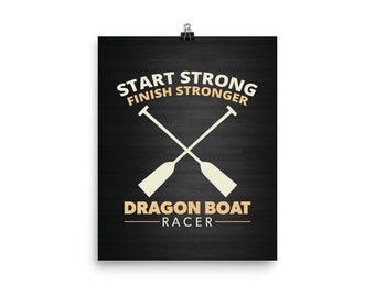 Boat Racing Poster - Etsy
