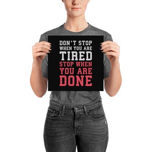 Gym Poster, Motivational Prints, Gift for Bodybuilding, Weightlifting ...