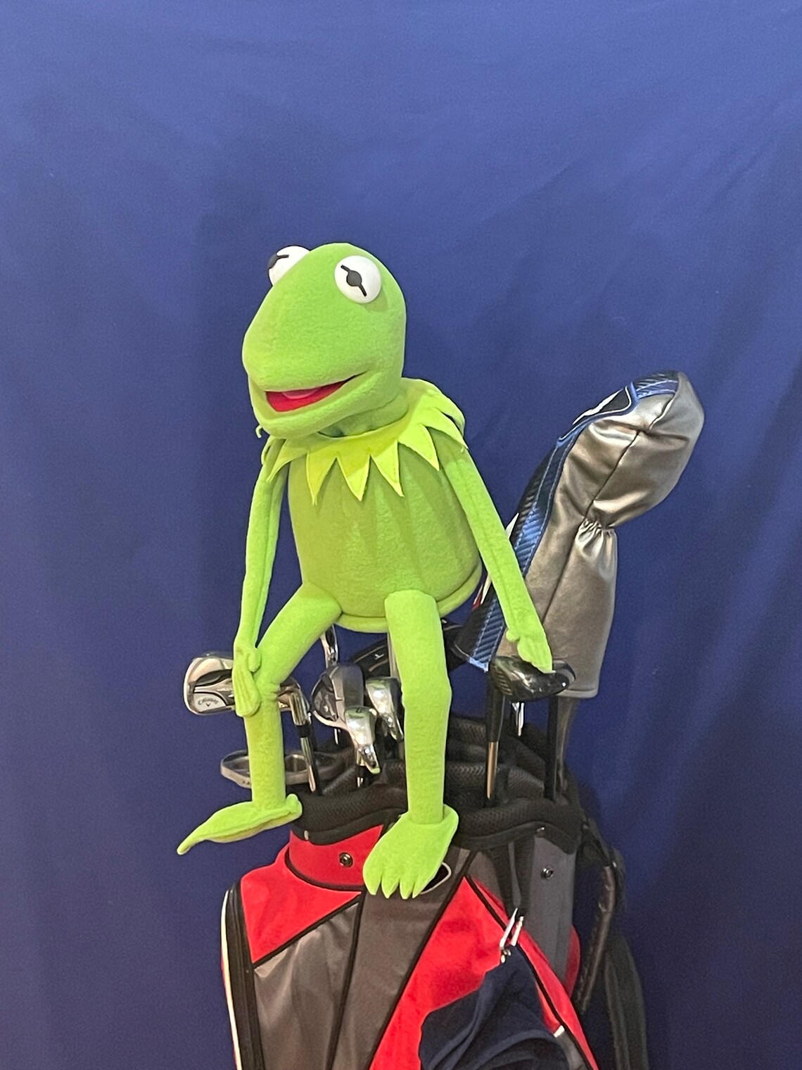 Frog Puppet. Green Frog Headcover Puppet - Etsy