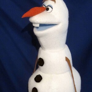 Snowman Puppet: Movable Mouth, Head, 24/36 Inch Sizes - Etsy