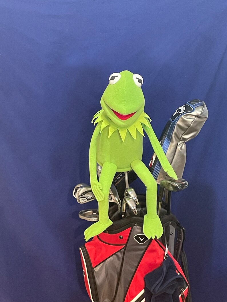 Frog Puppet. Green Frog Headcover Puppet - Etsy