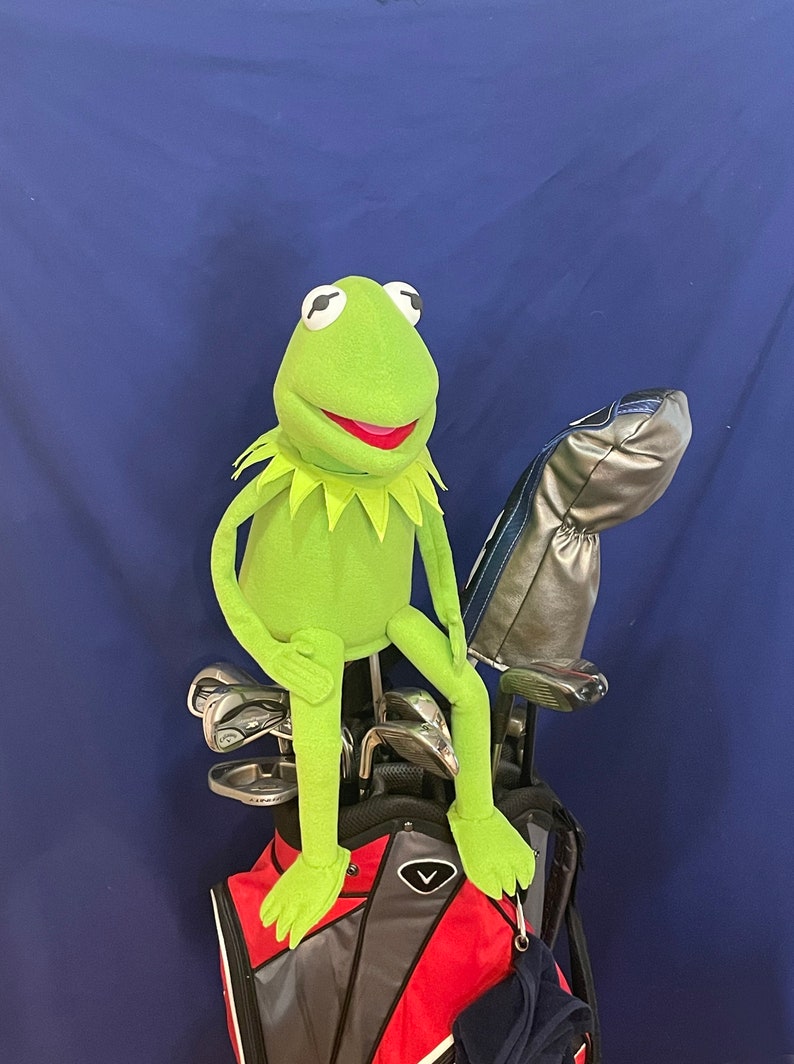 Frog Puppet. Green Frog Headcover Puppet - Etsy