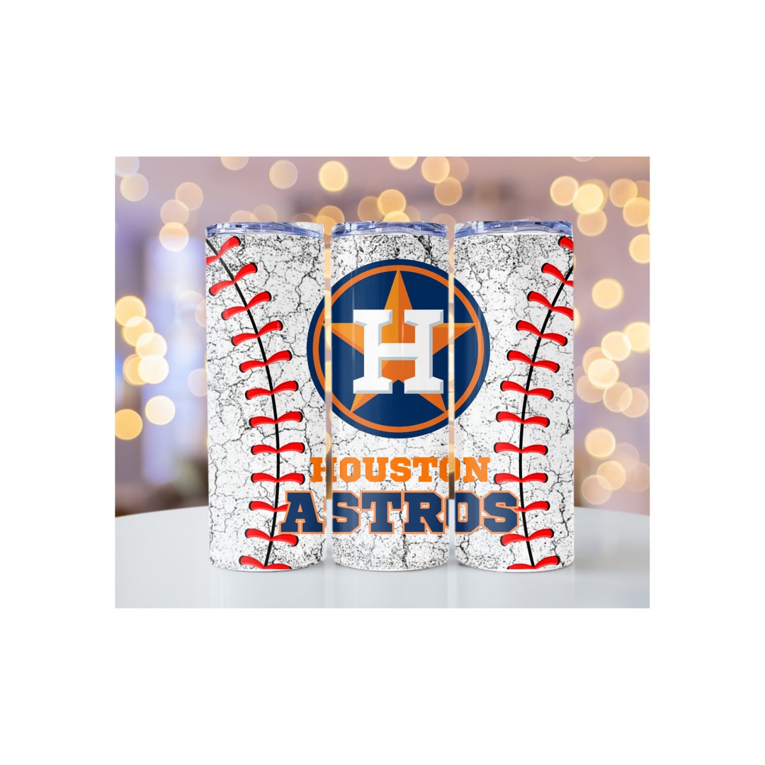 Astros Ball Themed Tumbler - Etsy
