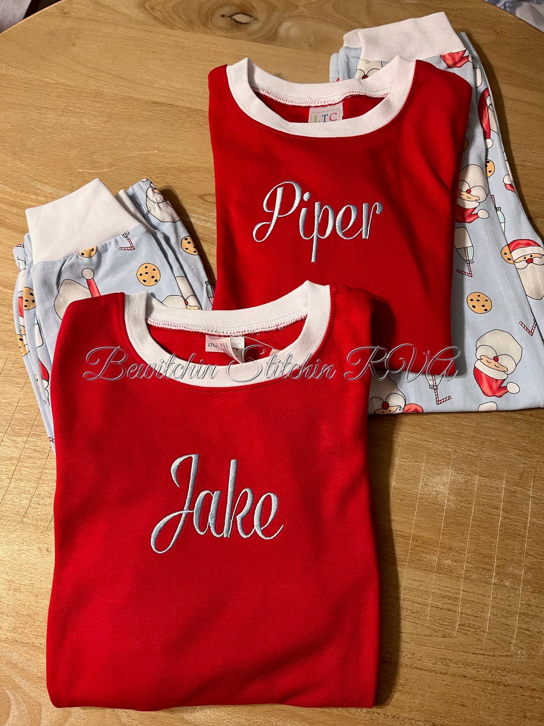 Personalized Baby Christmas Pajamas, Cookies for Santa, Boys Pajamas ...