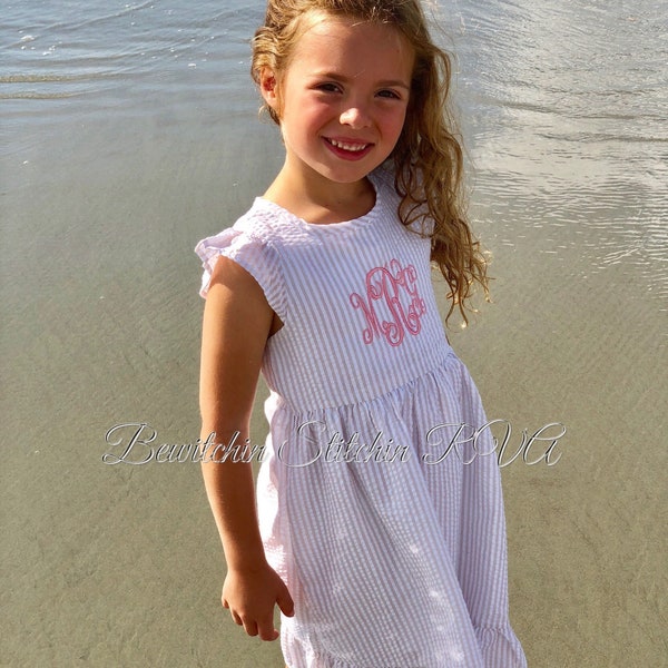 Seersucker Dress - Etsy