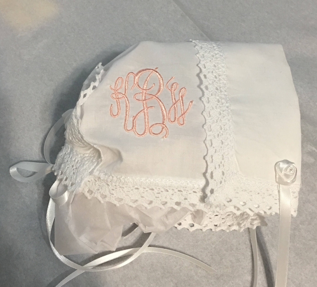 Personalized Handkerchief Baby Bonnet With Poem, Magic Baby Bonnet ...