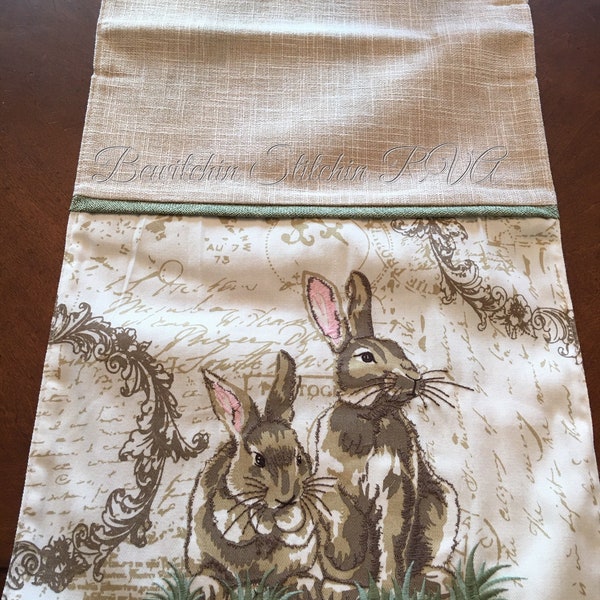 Bunny Table Runner - Etsy
