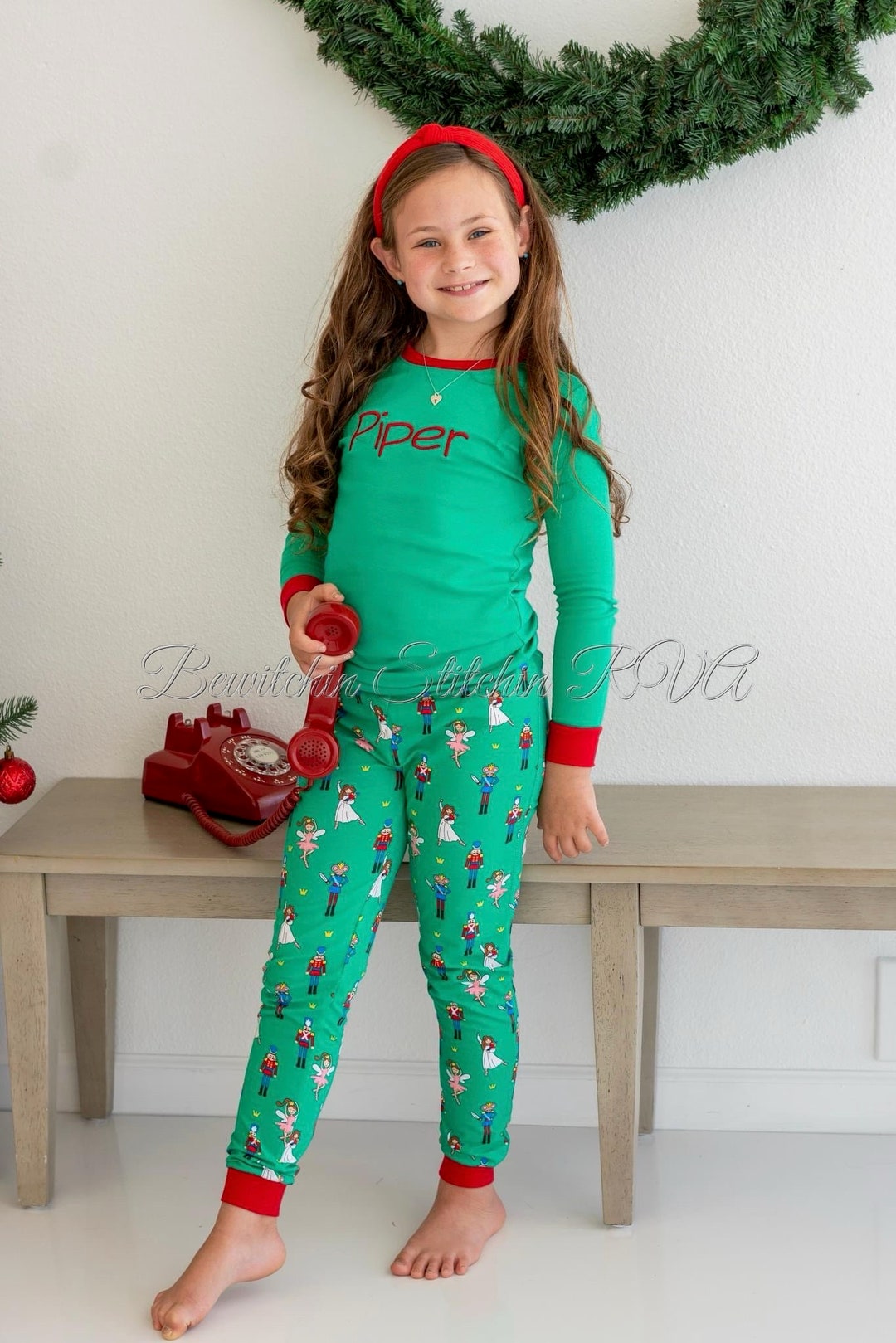 Personalized Kids Gender Neutral Christmas Pajamas, Nutcracker Pajamas ...