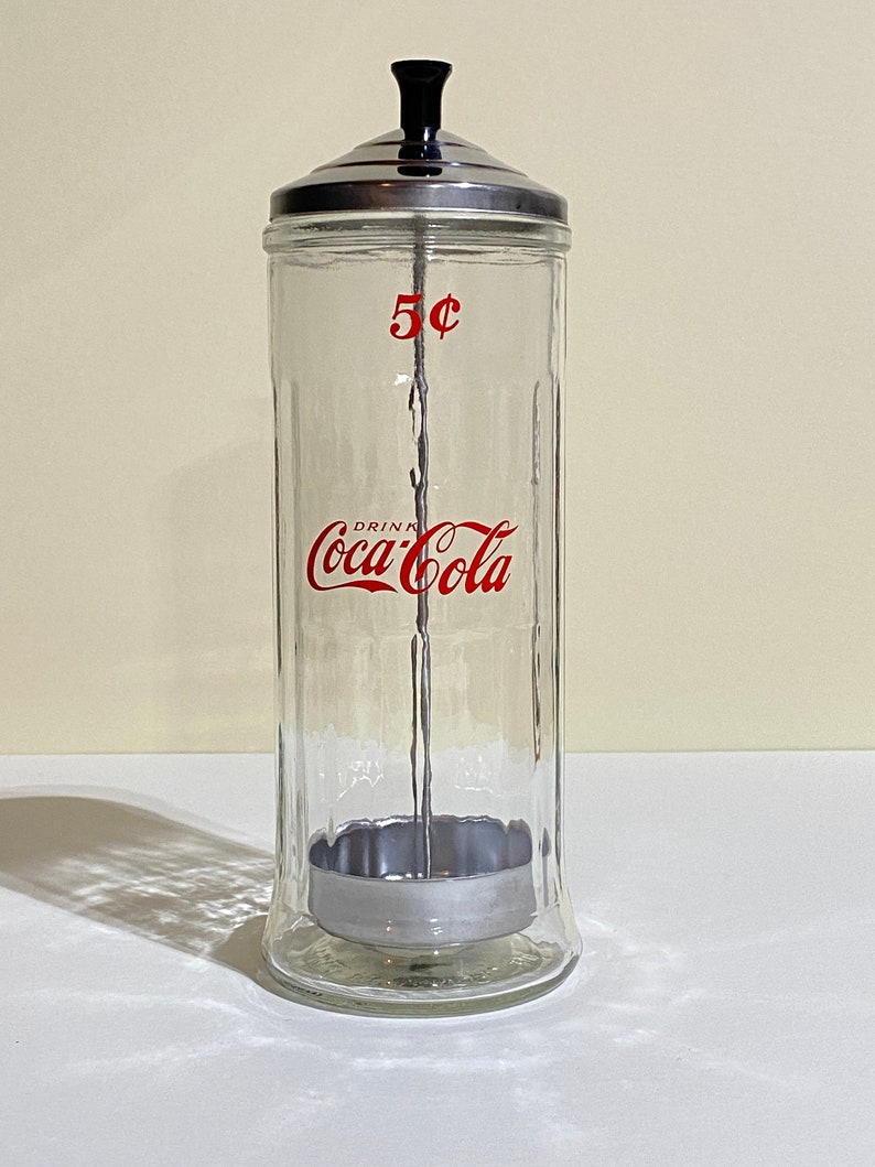 Rare Vintage Antique Retro Coca-cola Straw Dispenser - Etsy
