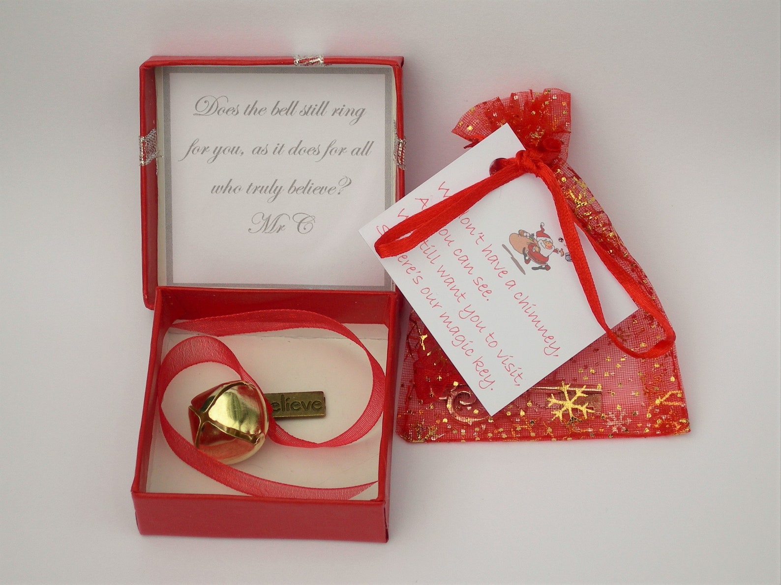 Santa Bell 'polar Express' Inspired Christmas Gift for Children. Santa ...