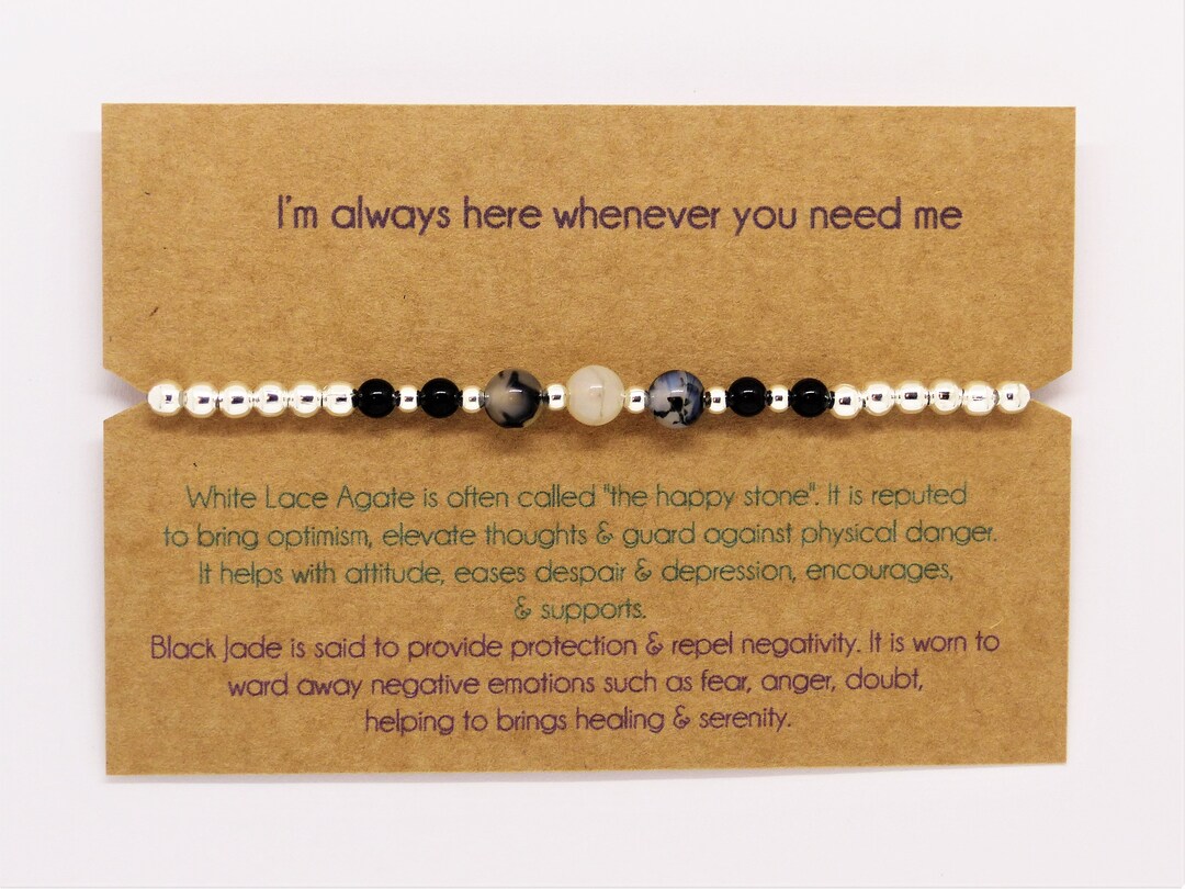 Depression Bracelet Gift. Anxiety Mental Health Tough Times Mindfulness ...