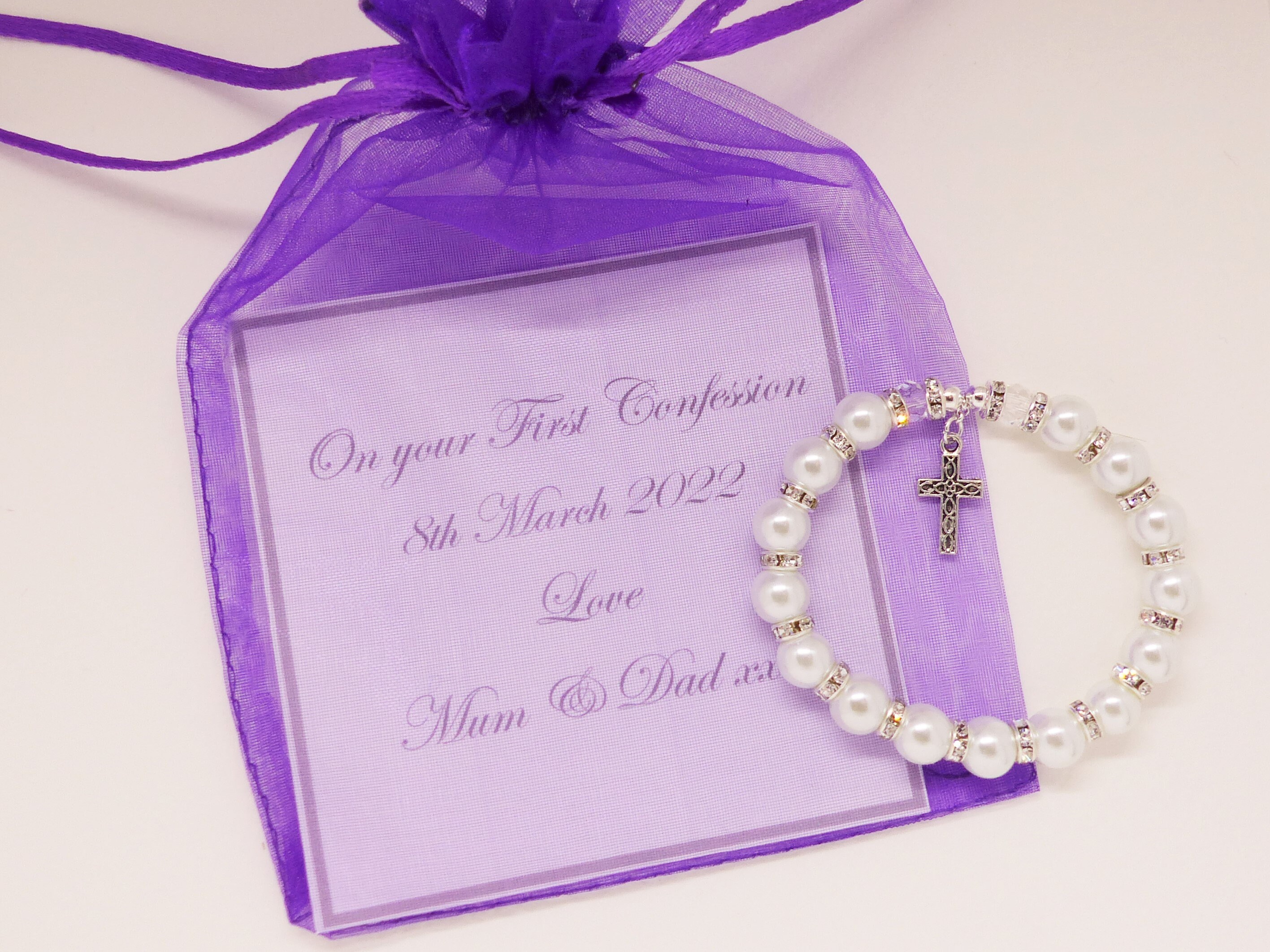 First Confession, First Reconciliation, First Holy Communion Bracelet ...