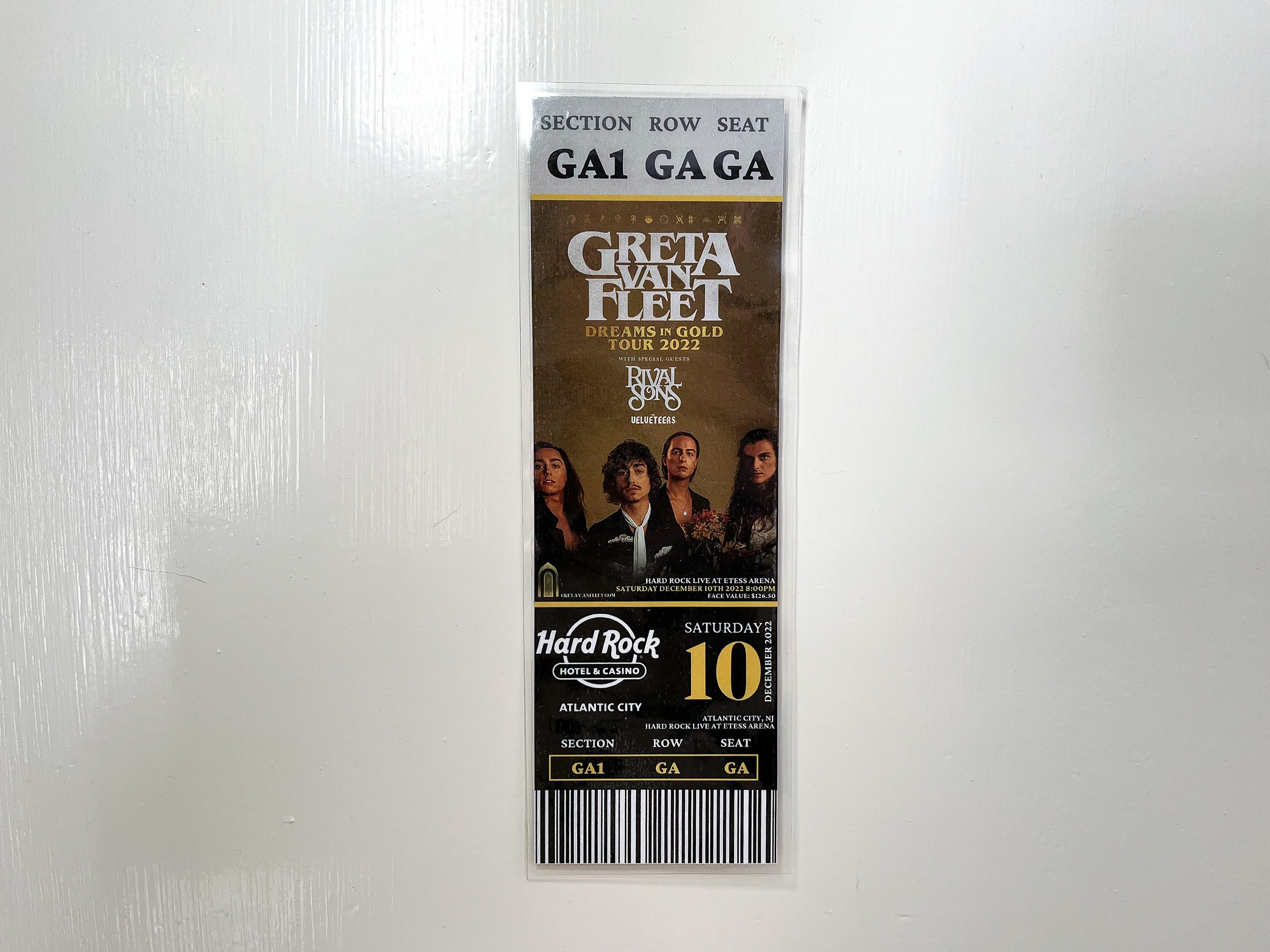 Custom Greta Van Fleet DIG Souvenir Ticket - Etsy