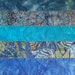 Blue Strip Batik - Etsy