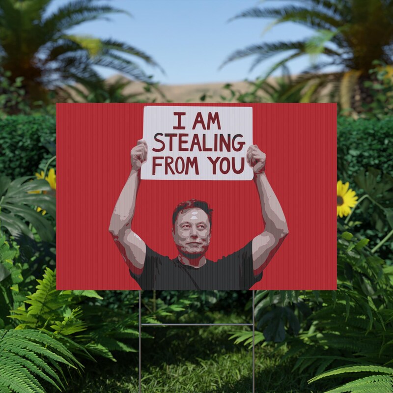 Anti Musk Yard Sign - Etsy