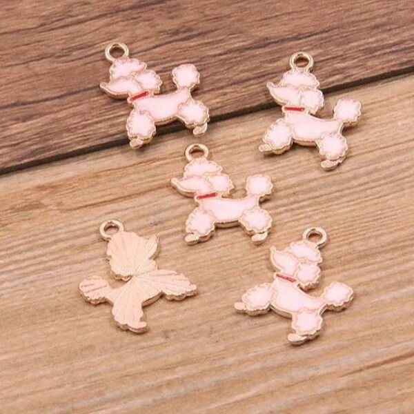 Poodle Charms - Etsy
