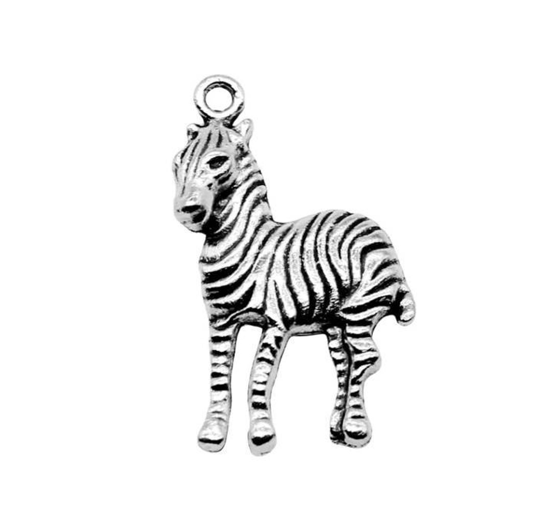 Zebra Charms Pinto Charm Cards Charm Zoo Animal Charms Pet Charms ...