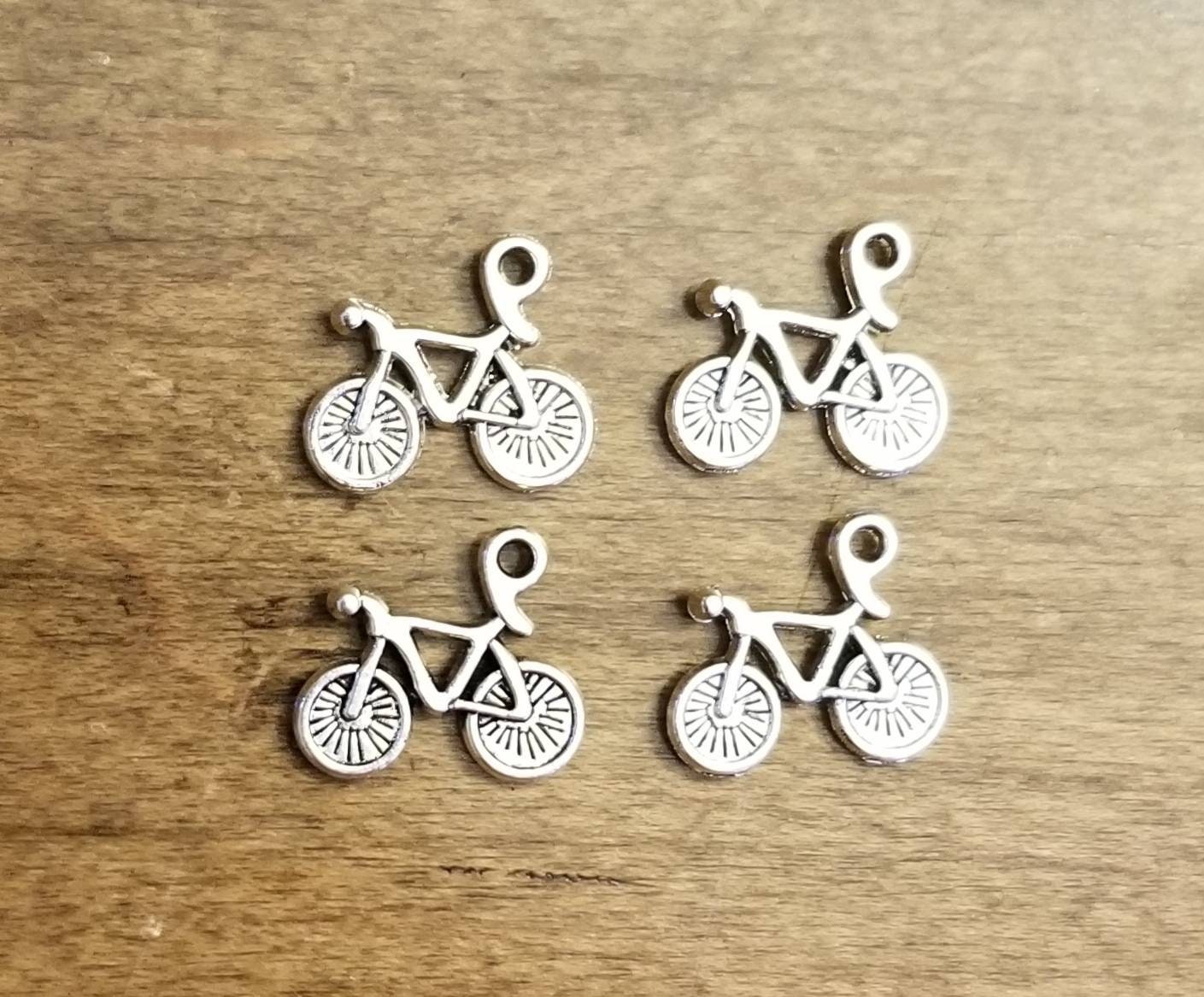 Lot of 4 Bicycle Charms Bike Sports Charms Cycling Charms DIY | Etsy