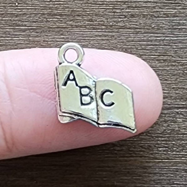 Open Book Charms - Etsy
