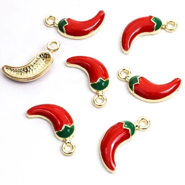 Chilli Pepper Charm - Etsy