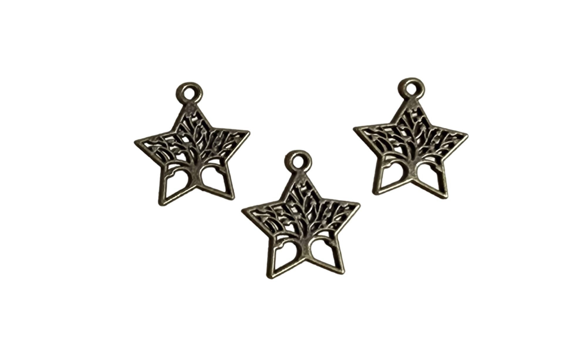 Tree of Life STAR Charms Tree of Life Star Pendant CELESTIAL - Etsy