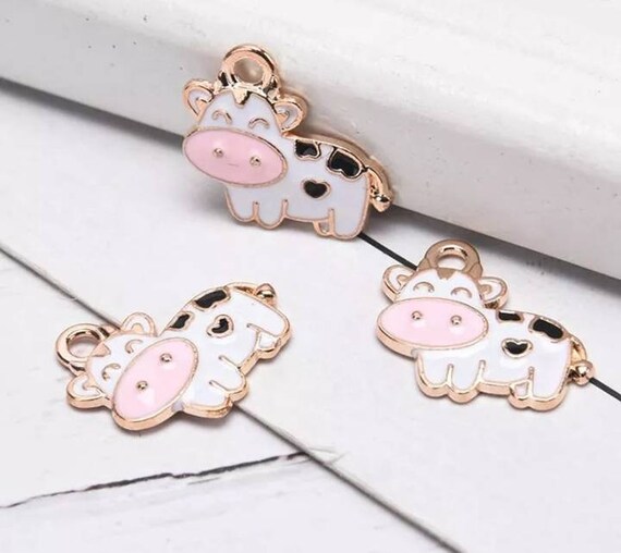 Lot of 4 Cow Charms Farm Animal Charms Pet Charm Animal Charms - Etsy
