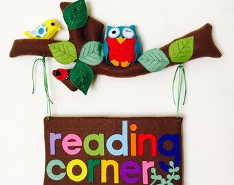 Reading corner sign | Etsy