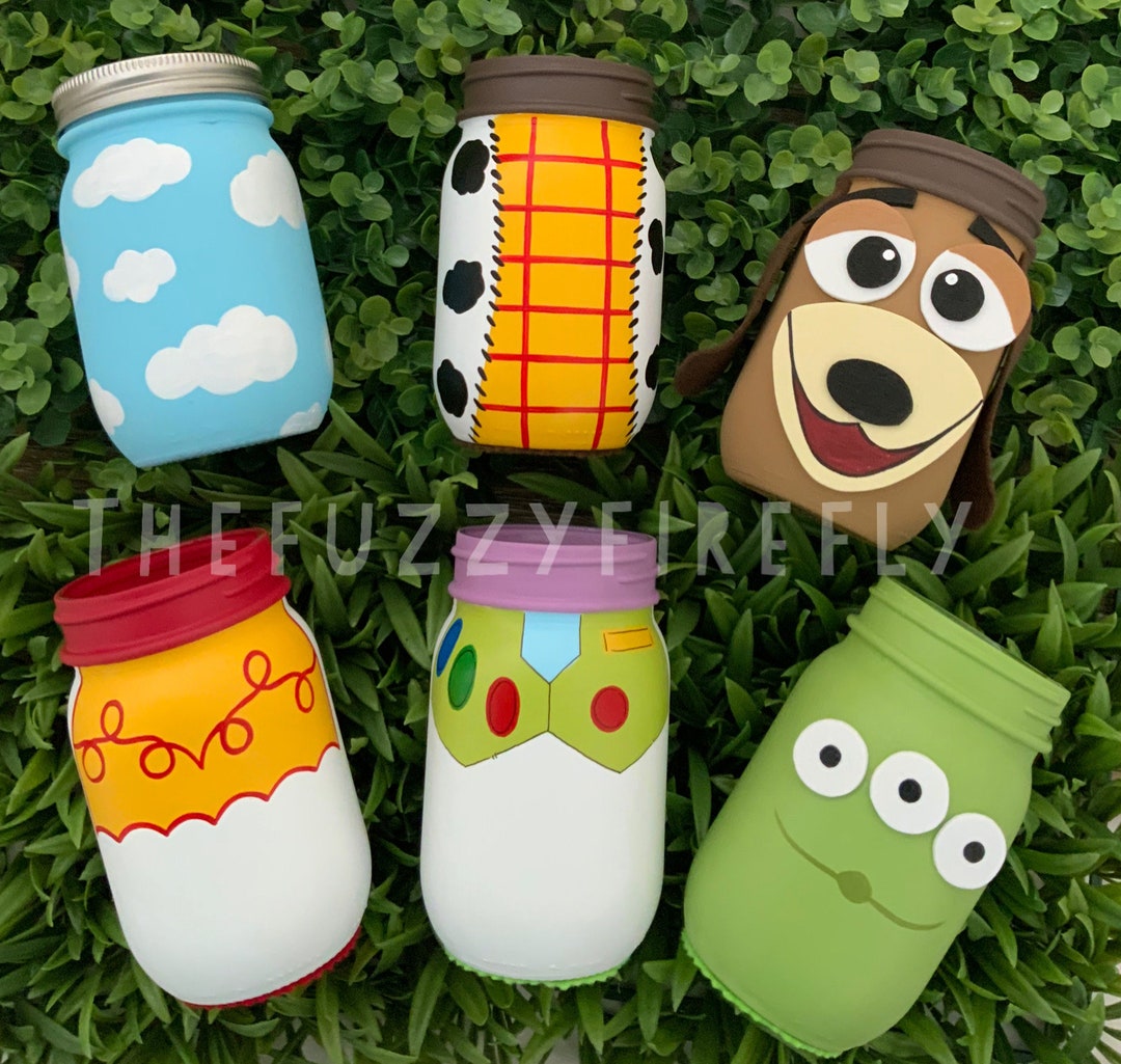 Boy Story Mason Jar Set,boy Story Mason Jar Centerpieces,story Party ...