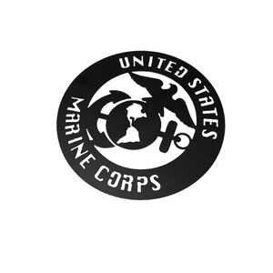 USMC Metal Wall Sign - Custom Marine Corps Sign - Semper Fi ...