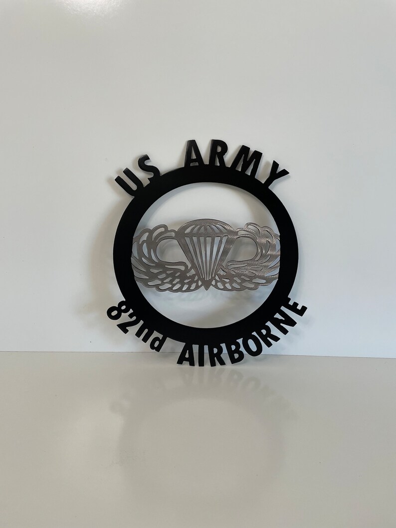 US ARMY 82nd AIRBORNE Metal Sign Metal Wall Art Military - Etsy