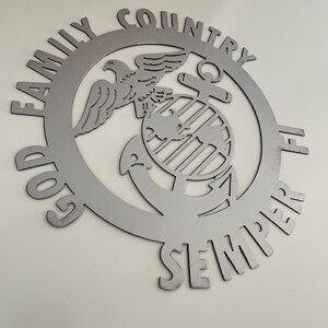 Custom USMC Sign US Marine Corps Metal Sign Semper Fi Wall Art - Etsy