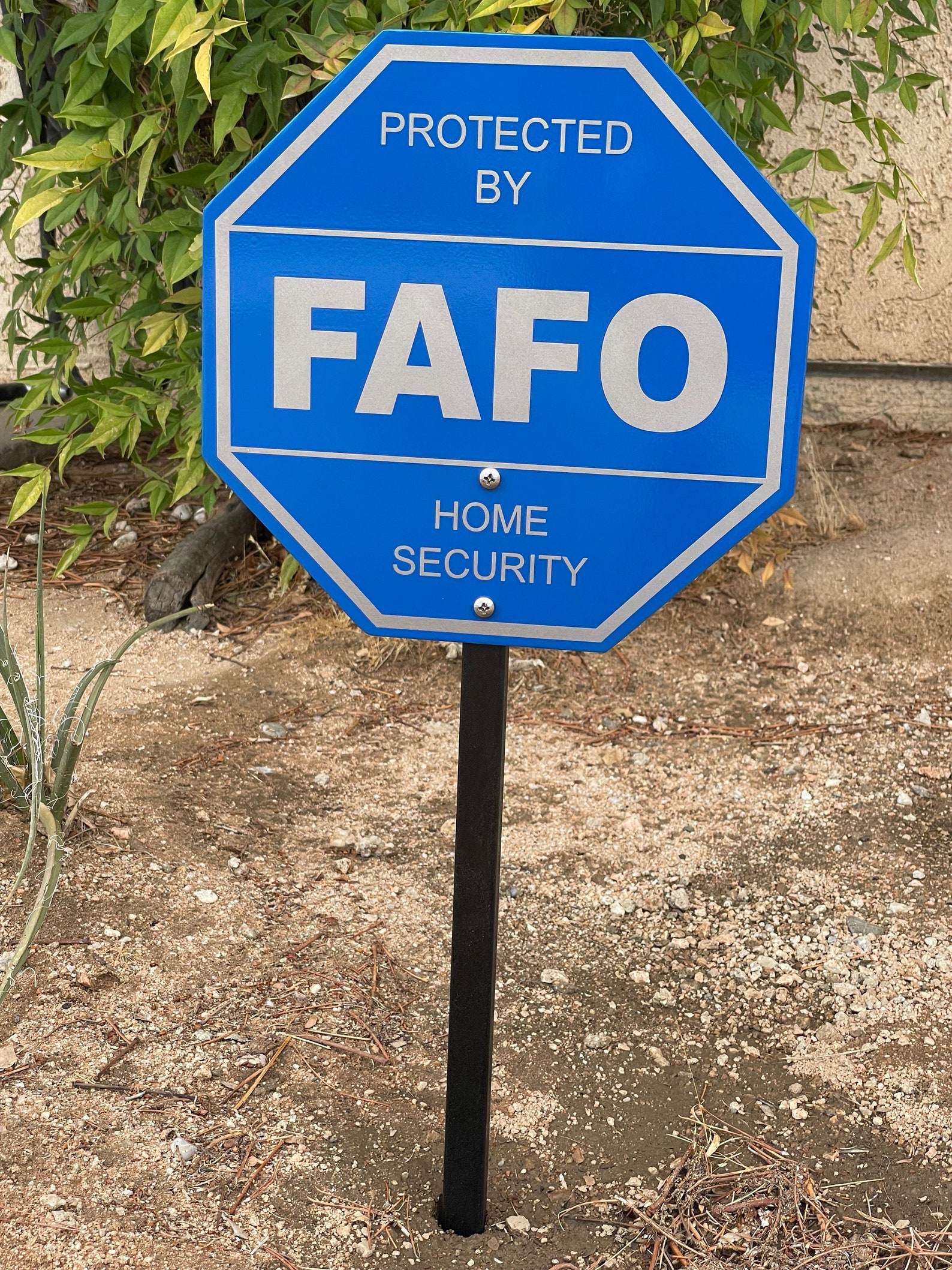 FAFO Home Security Sign Yard Sign - Etsy