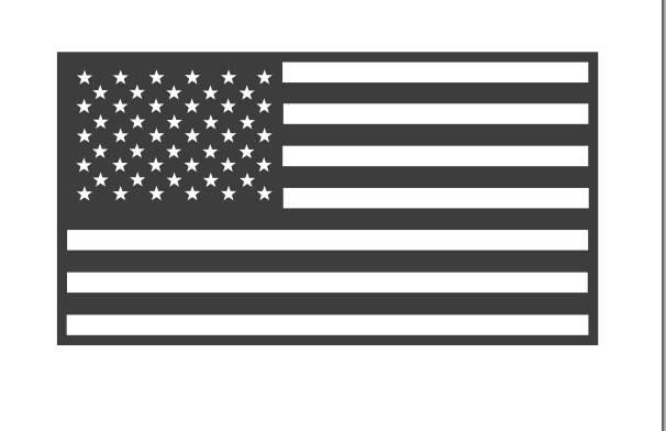 American Flag SVG File for CNC Plasma, Laser, Vinyl, and Router - Etsy