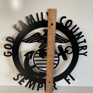 Custom USMC Sign US Marine Corps Metal Sign Semper Fi Wall Art - Etsy