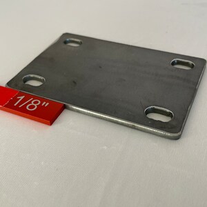 Steel Caster Wheel Base Plates - Welding, Metal Fabrication (set of 4 ...