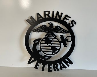 USMC Sign US Marine Corps Metal Sign Semper Fi Wall Art - Etsy