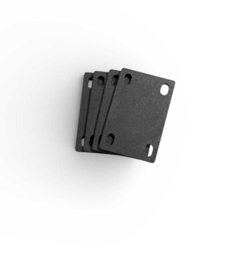 Steel Caster Wheel Base Plates - Welding, Metal Fabrication (set of 4 ...