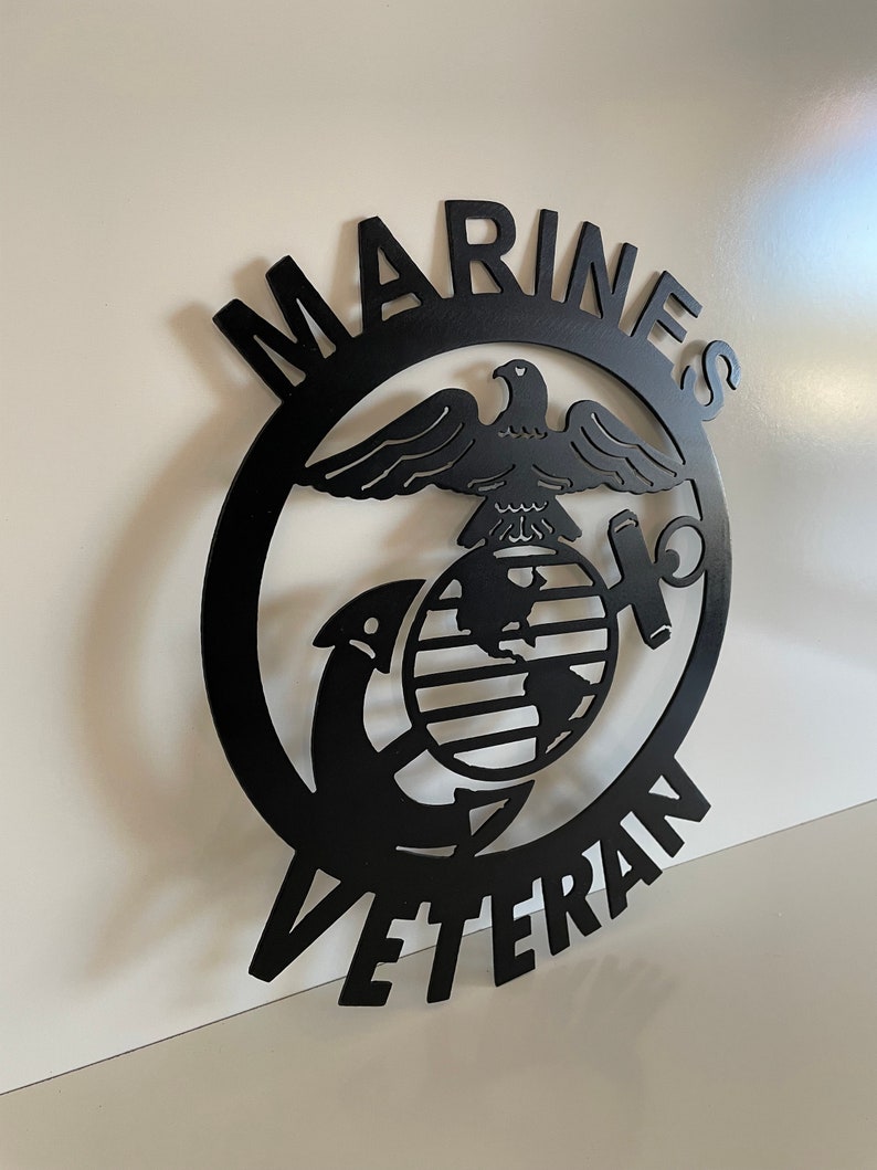 USMC Sign US Marine Corps Metal Sign Semper Fi Wall Art - Etsy