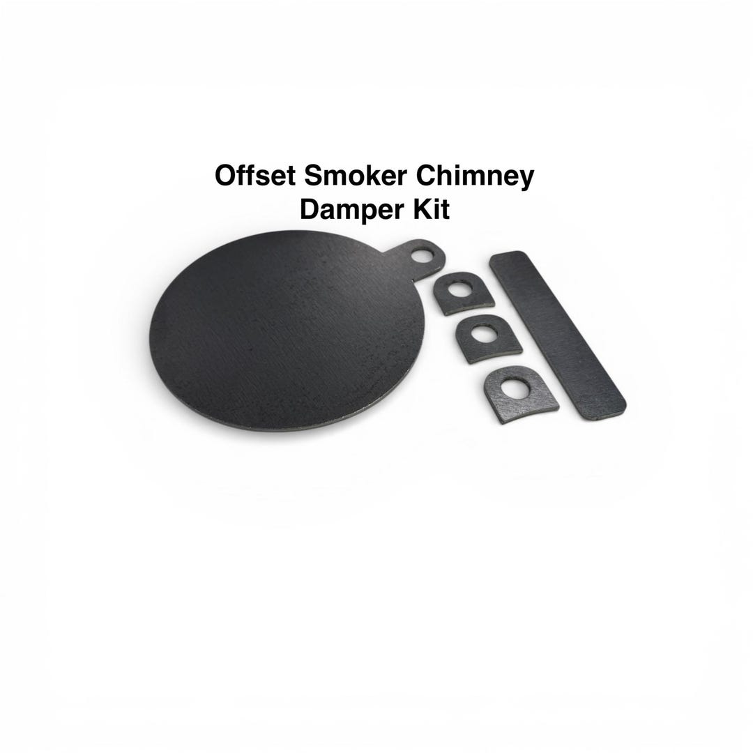 Offset Smoker Chimney Damper Kit - Universal Fit - Multiple Sizes ...