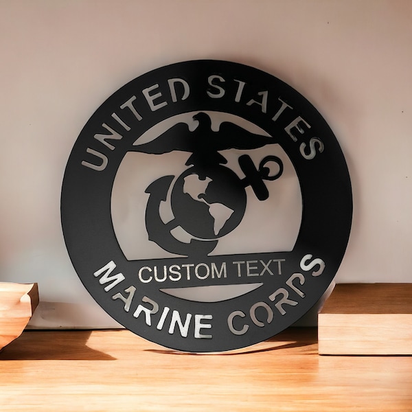 Metal Us Marine Corps - Etsy
