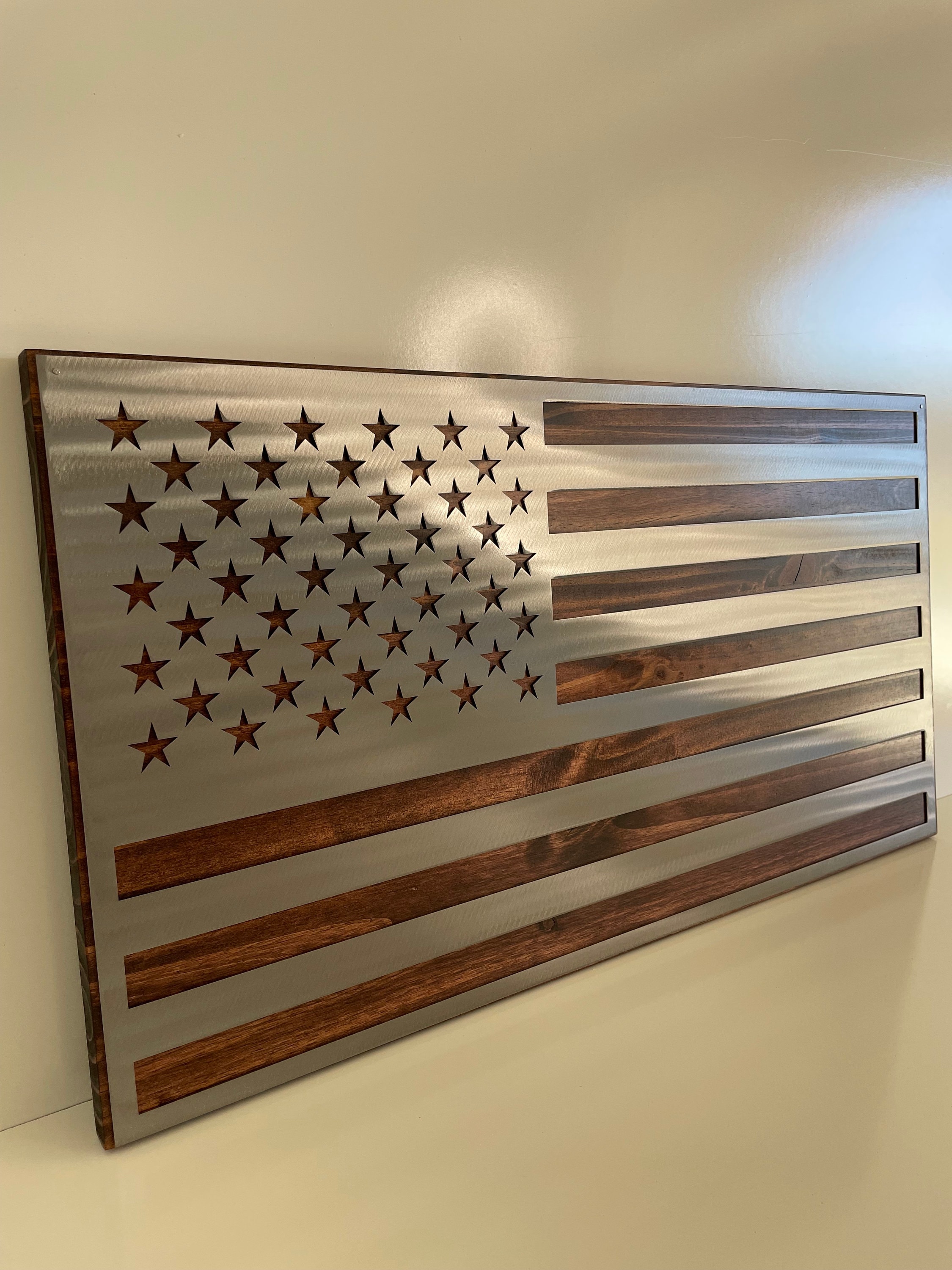 Handcrafted Metal American Flag Patriotic Wall Art Décor - Etsy