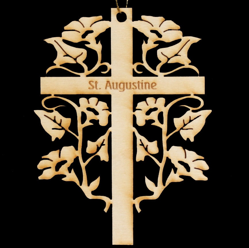 Cross Ornament Pick Your Design Personalized FREE | Etsy