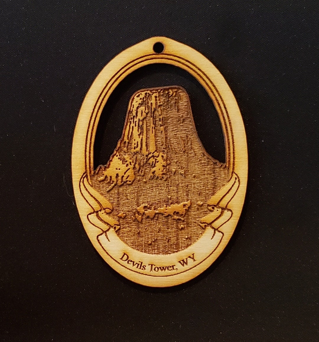 Devil's Tower Ornament~ as Seen OR Personalized FREE - Etsy