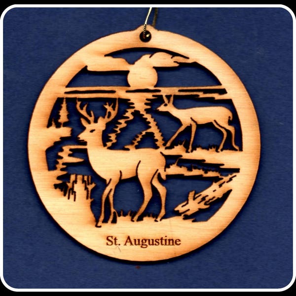Buck and Doe Ornament - Etsy