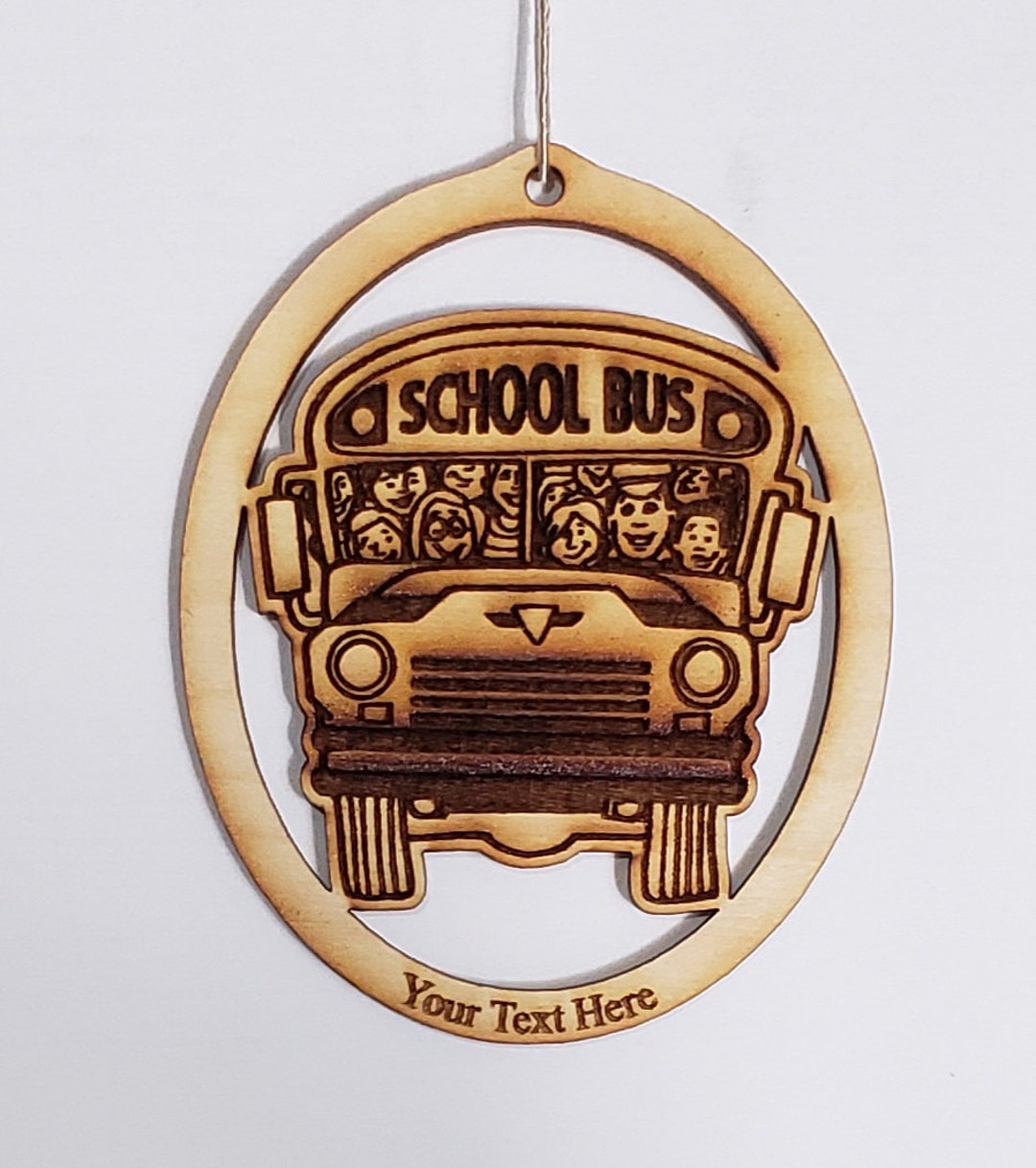 School Bus Ornament~ Personalized FREE - Etsy