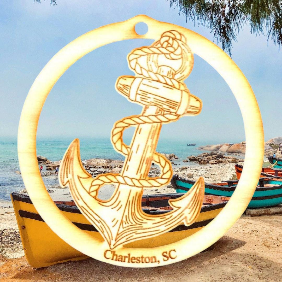 Anchor Ornament~ Made From Baltic Birch~ Personalized FREE - Etsy