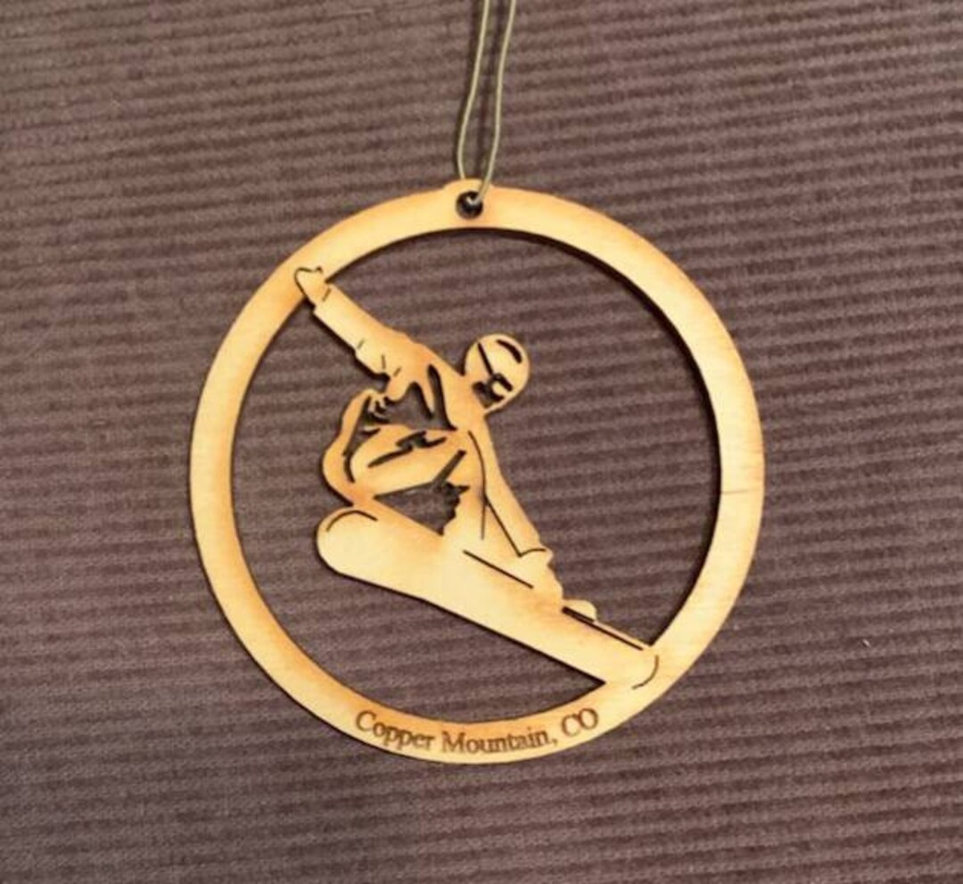 Snowboarder Ornament~ Personalized FREE - Etsy
