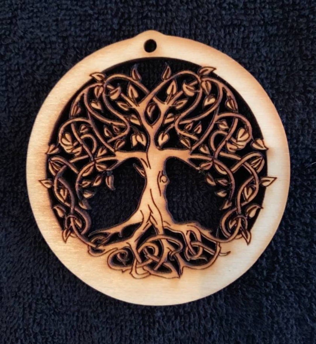 Tree of Life Wood Ornament ~personalized FREE - Etsy