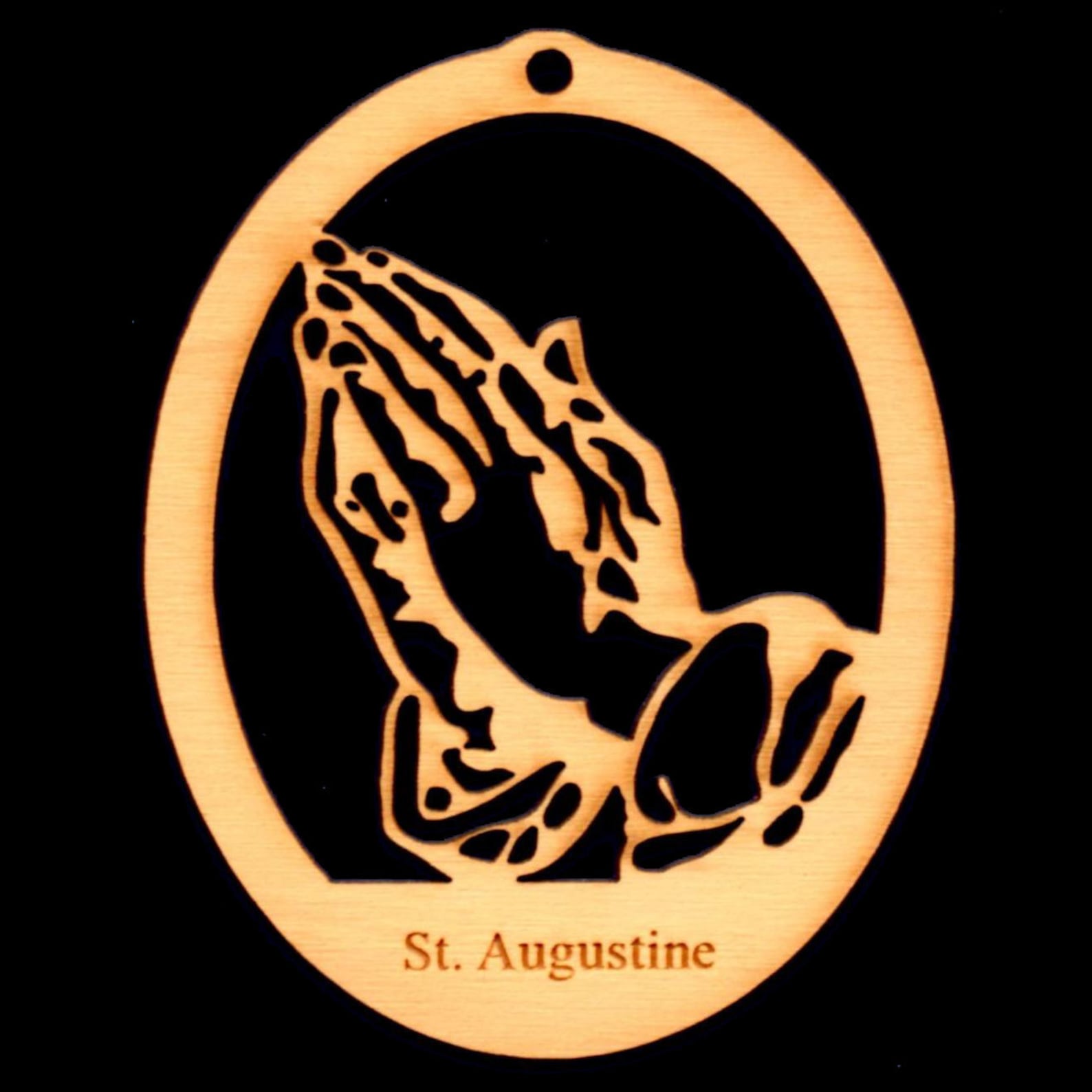 Praying Hands Ornament Personalized Free Etsy